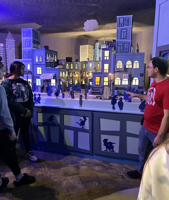 The miniature illuminated cityscape brings to mind that moment in "Home Alone" when Kevin realizes Christmas magic is real&mdash;just without the screaming and aftershave.