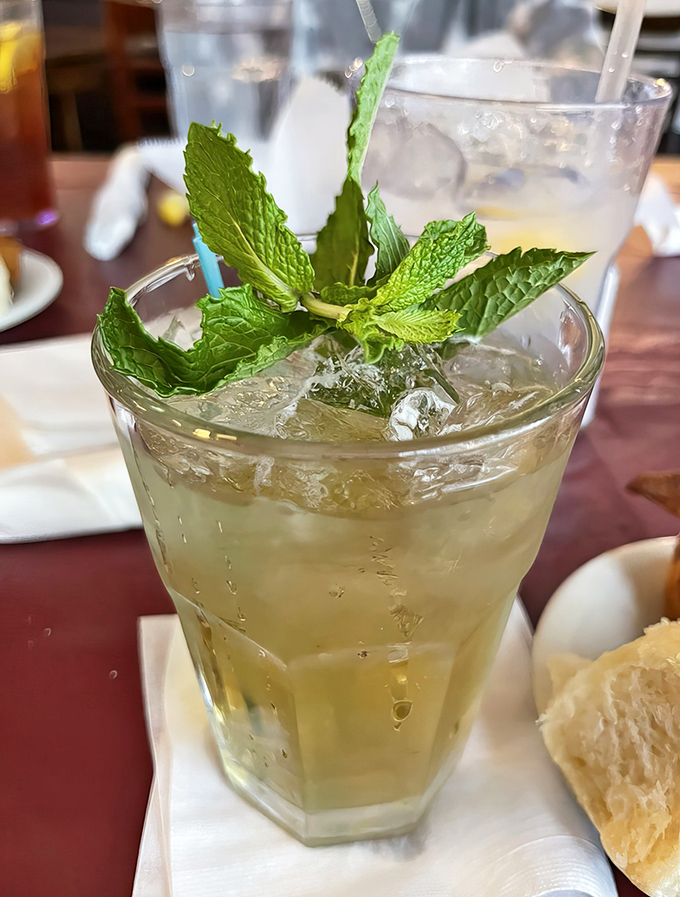 The mint julep arrives like a refreshing Southern diplomat&mdash;all dressed up with fresh mint, ready to wash away Atlanta's famous heat with each sip.