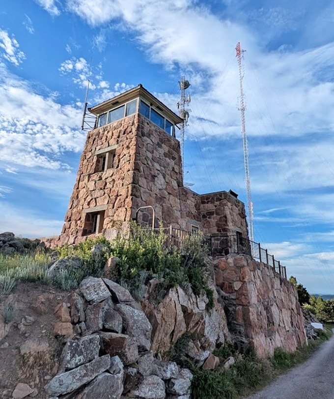 Standing sentinel over the hills, Mount Coolidge Fire Tower offers views that make smartphone panoramas seem tragically inadequate.