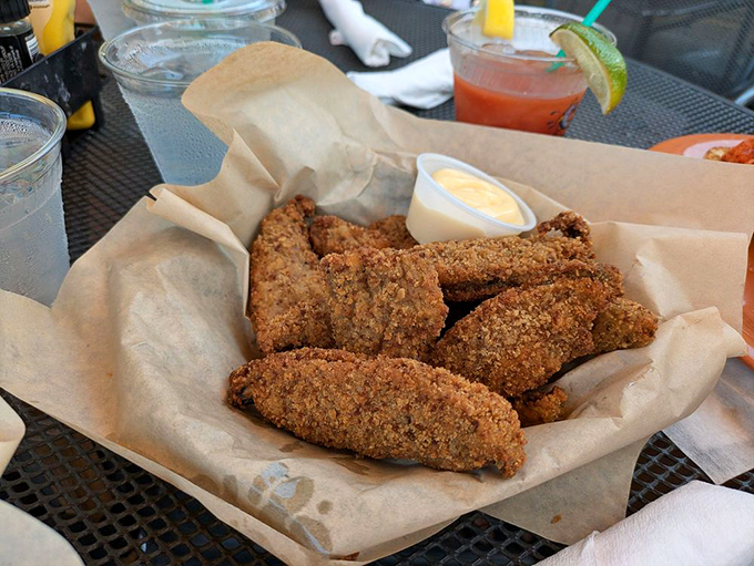 These aren't your average mushroom fries&mdash;they're what happens when fungi decide to dress up and go somewhere fancy.