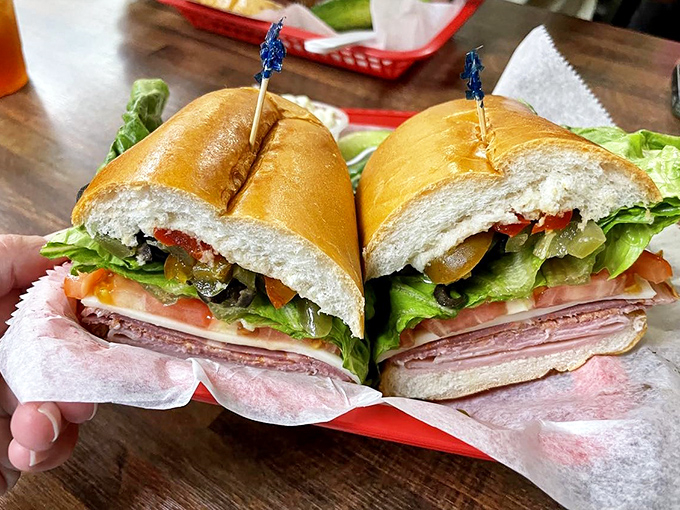Classic New York deli vibes transported to Florida, proving good food doesn't need a passport or attitude.