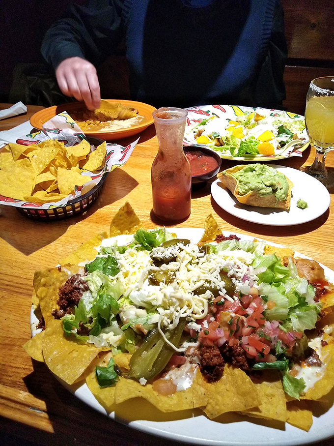 Nachos aren't just an appetizer here&mdash;they're an architectural achievement of chips, cheese, and toppings that would make Frank Gehry jealous.
