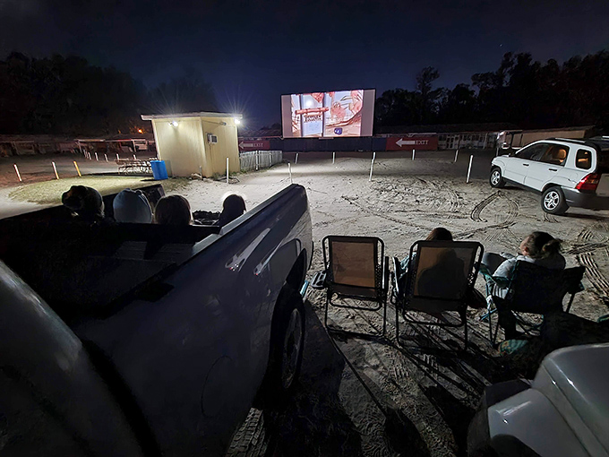 When darkness falls, the real show begins – both on screen and in the sky.