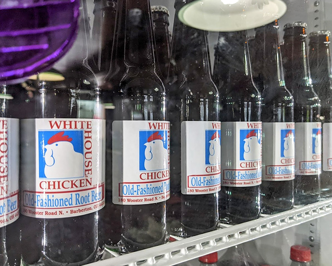 Even the root beer gets the White House treatment &ndash; old-fashioned bottles lined up like soldiers ready to wash down that perfect fried chicken meal.