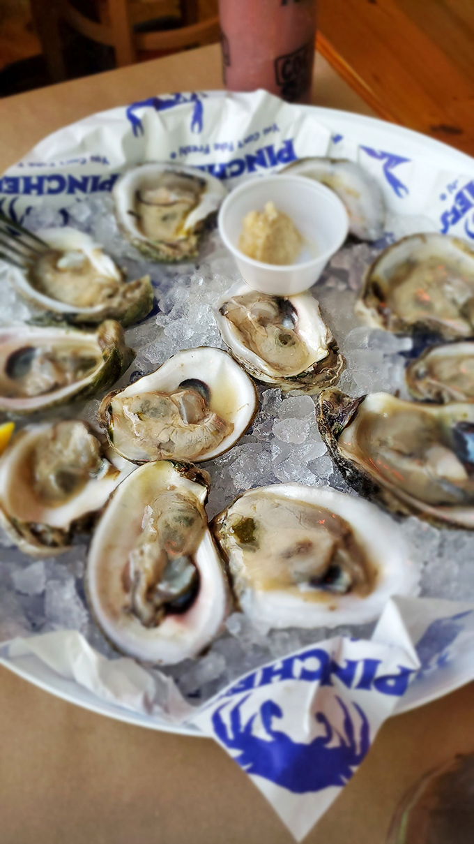 Fresh oysters on ice&mdash;nature's perfect appetizer, requiring nothing more than a squeeze of lemon and perhaps a drop of hot sauce.
