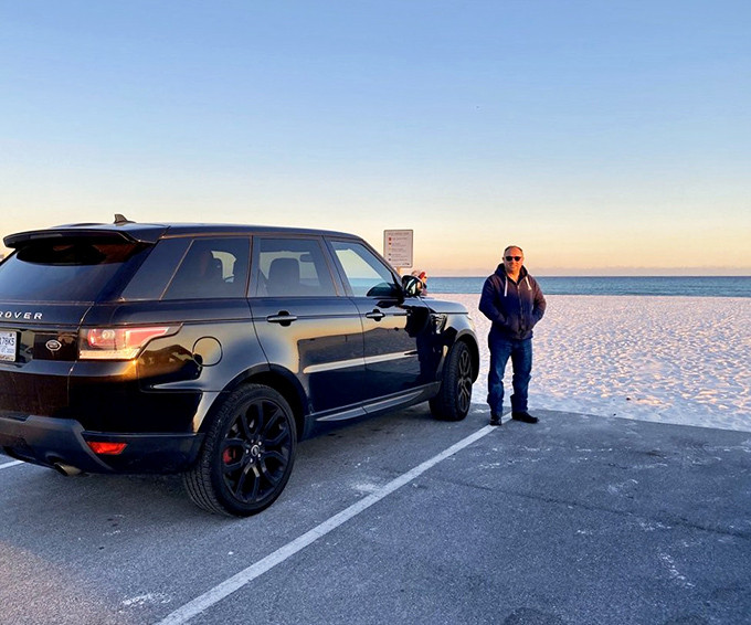 Arrival at the promised land. That moment when you park, step out, and realize your office emails suddenly seem hilariously unimportant.
