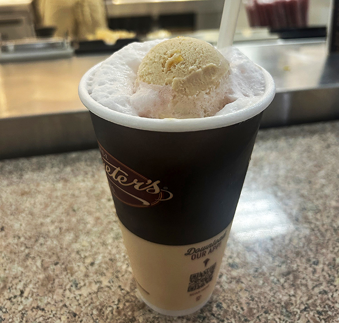 Float perfection: where ice cream meets soda and creates a frothy partnership more satisfying than most Hollywood marriages.