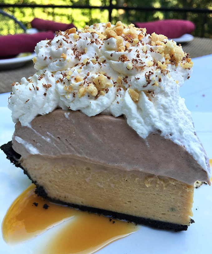 Layer upon heavenly layer of peanut butter and chocolate&mdash;like a geological formation that proves God was having a really good day when desserts were invented.