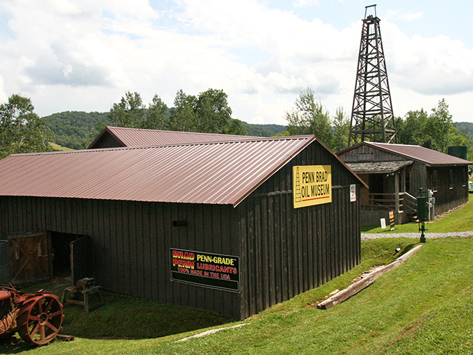 Oil heritage preserved and celebrated, because Bradford remembers when Pennsylvania powered the nation and isn't shy about sharing that history proudly.
