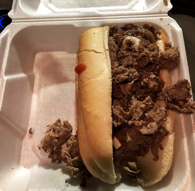 This Philly cheesesteak doesn't just cross state lines&mdash;it creates diplomatic relations between Rhode Island and Pennsylvania with every savory, meaty bite.