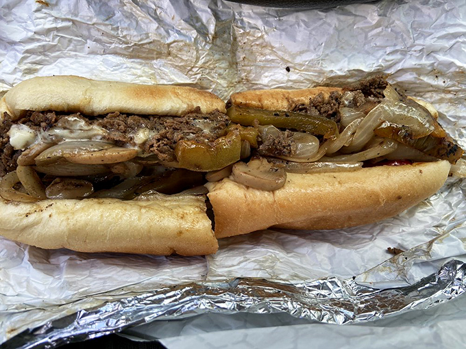 A hot dog with the works&mdash;where every topping knows its role in the symphony of flavors. The conductor? Your taste buds.