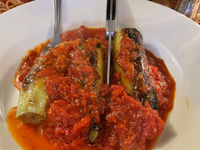 Stuffed pepper meets Italian ingenuity in this dish that'll make you question why anyone eats vegetables any other way.