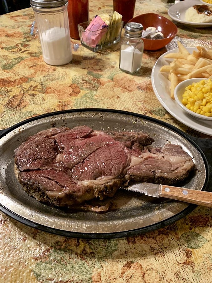 A prime rib that doesn't need a special occasion. The knife slides through like it's cutting warm butter on a summer day.