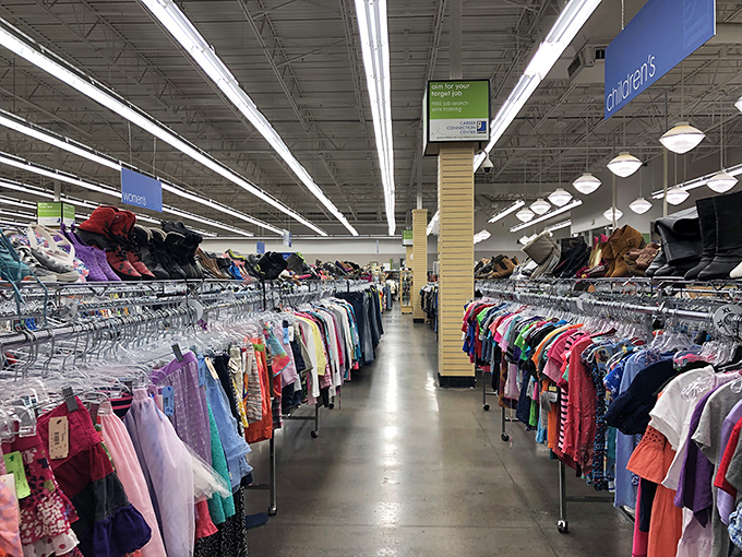 Children's clothing paradise for parents watching growth spurts demolish their budget. Kids outgrow these clothes faster than ice cream melts in July.