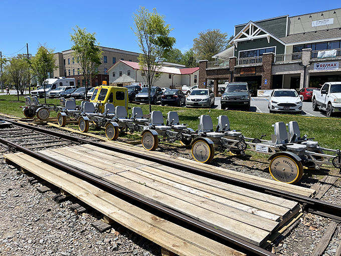 Rail bikes offer an alternative adventure for those who want to power their own journey along these historic tracks.