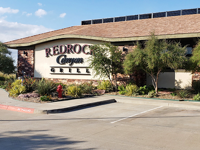 Redrock Canyon Grill promises the kind of upscale dining experience that makes you feel fancy without requiring a second mortgage payment.