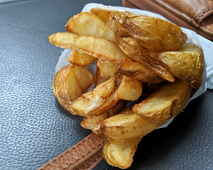 Golden, crispy fries that prove sometimes the supporting actors deserve just as much applause as the stars.