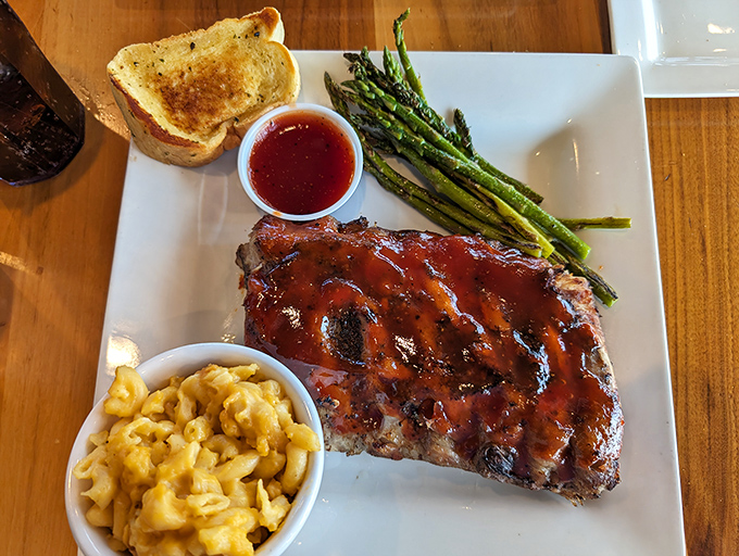 Fall-off-the-bone ribs glazed with sauce so good you'll be secretly licking your fingers when nobody's looking.