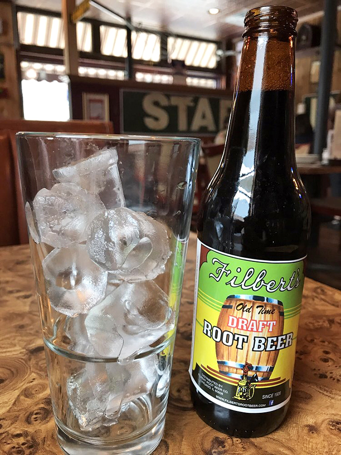 Filbert's root beer&mdash;a Chicago tradition since 1926&mdash;stands ready to cut through the richness of deep dish with its old-fashioned fizzy charm.