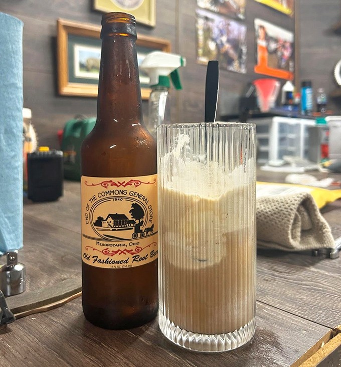 A root beer float that takes you back to simpler times, when the biggest decision was whether to use the straw or the spoon first.