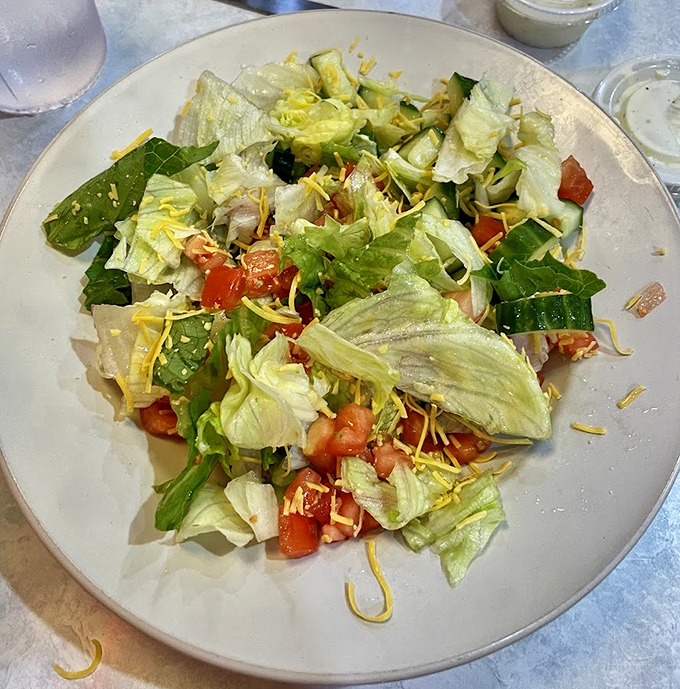 Even salads get the royal treatment here&mdash;a garden party on a plate that somehow feels indulgent despite all those vegetables.