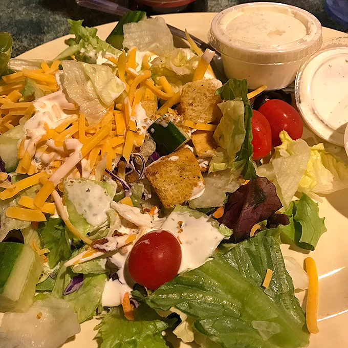 A salad that doesn't apologize for being healthy&mdash;it's just there to make you feel slightly virtuous before the meat parade begins.