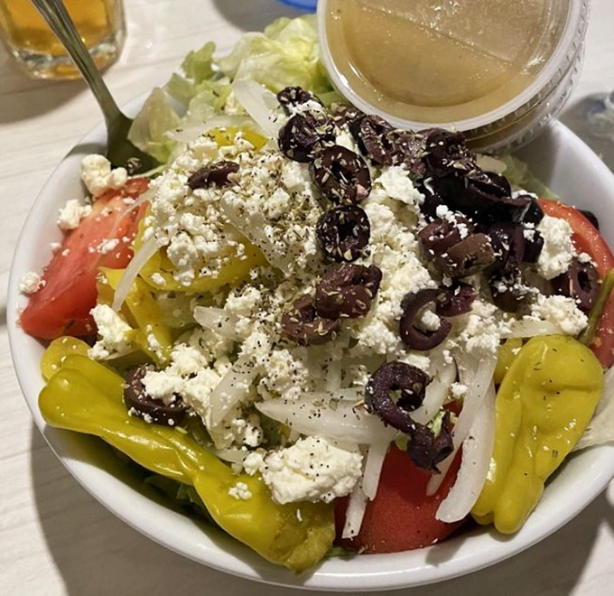 A Greek salad that proves vegetables can party too&mdash;especially when feta cheese and kalamata olives crash the festivities.