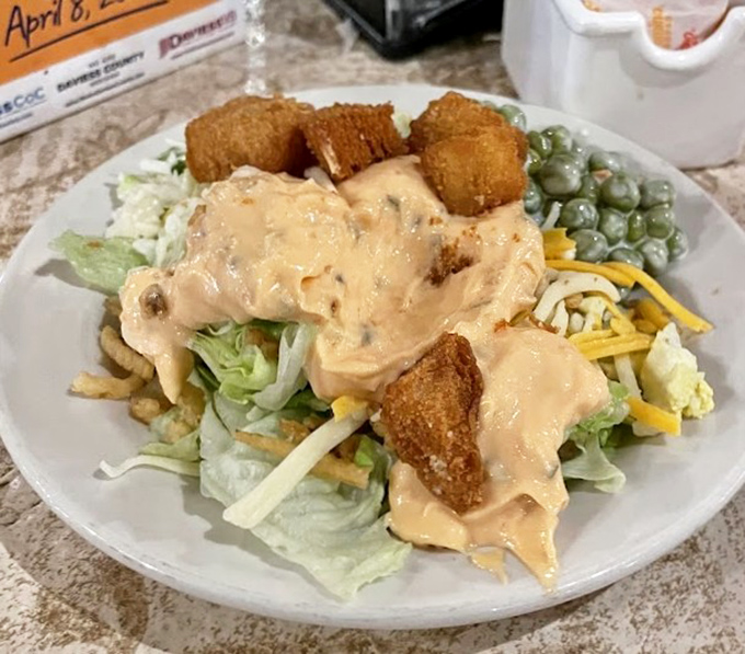 A salad that proves Amish cooking isn't all about carbs and meat. Though let's be honest&mdash;those crispy croutons are the real stars here.