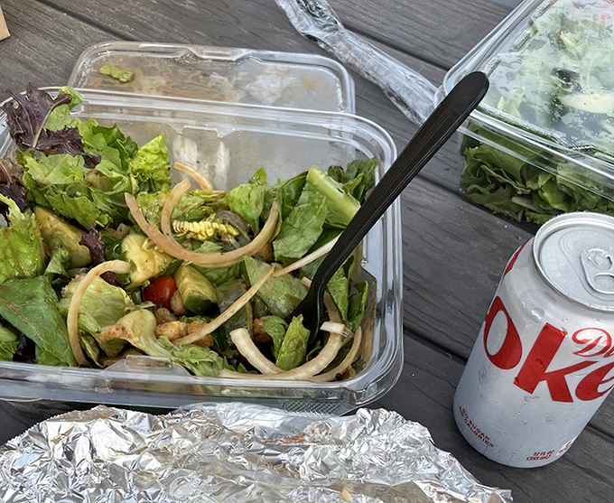 A proper salad because sometimes you need to pretend you're being healthy.