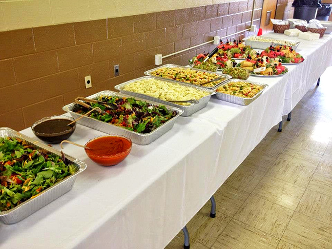 A catering spread that proves Lettie's isn't just feeding individuals &ndash; they're nourishing entire communities one tray of homemade goodness at a time.