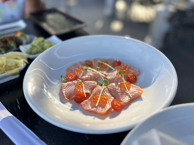 Sashimi so fresh and artfully presented, it deserves its own exhibition at the Getty&mdash;but tastes much better.