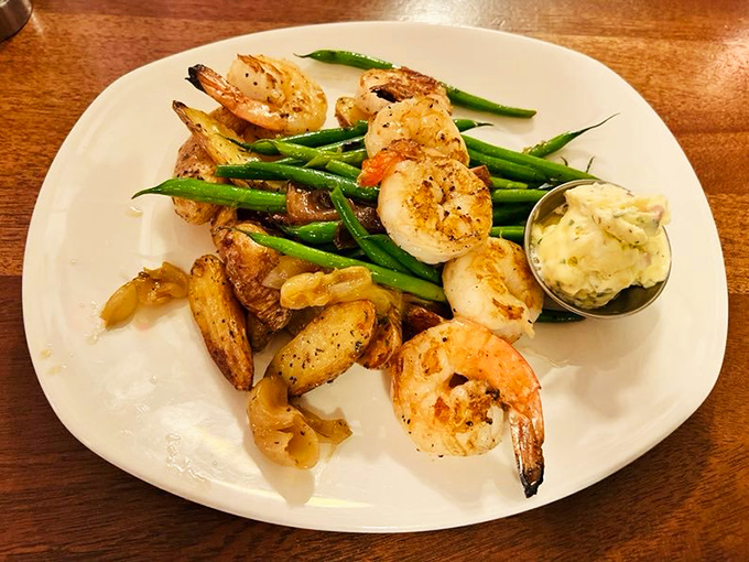 Simple perfection on a plate&mdash;succulent shrimp and fingerling potatoes that remind you why sometimes less is magnificently more.