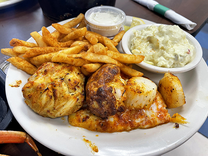 The seafood platter that answers the eternal question: "Why choose one when you can have it all?"