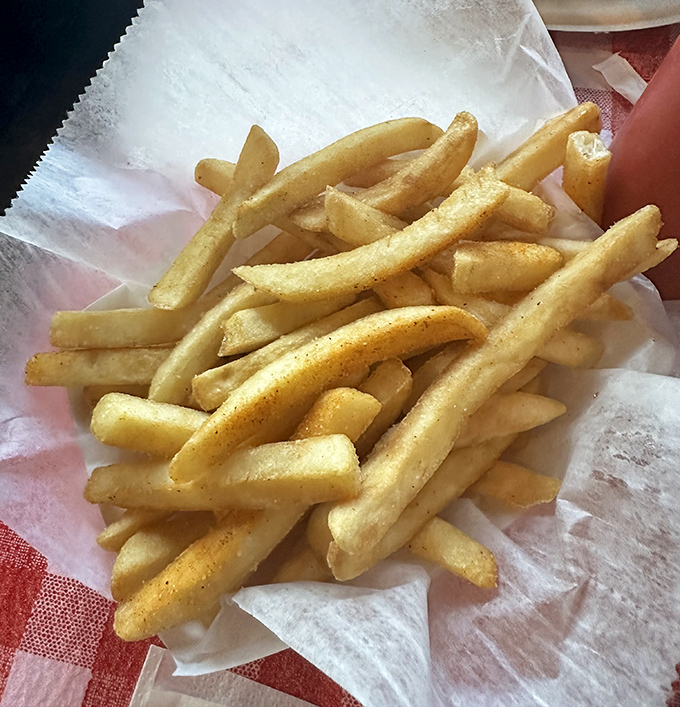 These aren't just fries &ndash; they're supporting actors deserving of their own spotlight. Perfectly seasoned and crisp, they refuse to be overshadowed.