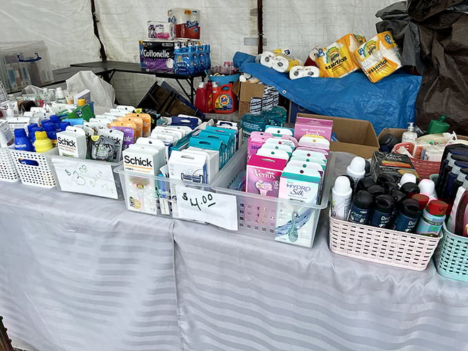 Personal care products and household essentials at prices that make big-box stores seem like highway robbery. Practicality meets affordability.