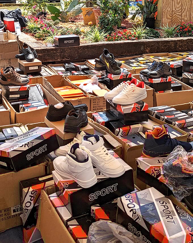 Sneaker seekers' paradise where brand-new kicks await at prices that won't kick your budget. No appointment necessary for this shoe department.