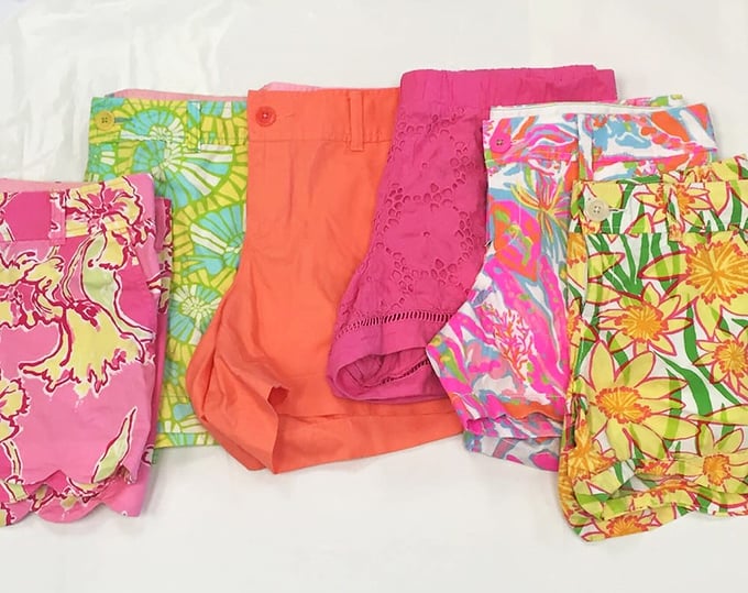 Lilly Pulitzer and friends having a colorful convention – Florida's unofficial uniform at prices that won't require a second mortgage.