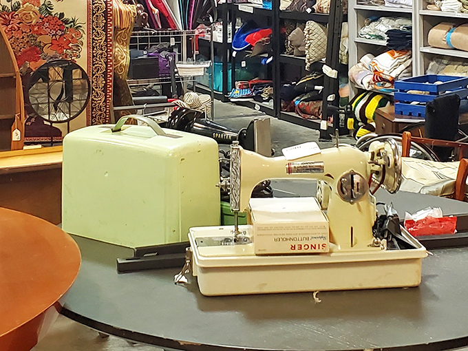 That vintage Singer sewing machine isn't just an appliance&mdash;it's a piece of American history waiting to create new stories in your craft room.