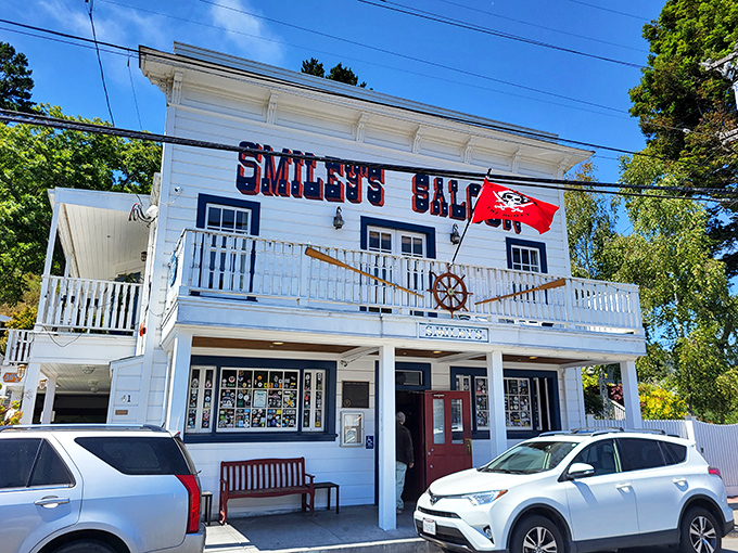 Smiley's Saloon has been pouring drinks since 1851, probably serving spirits to spirits – if these walls could talk, we'd listen all night.