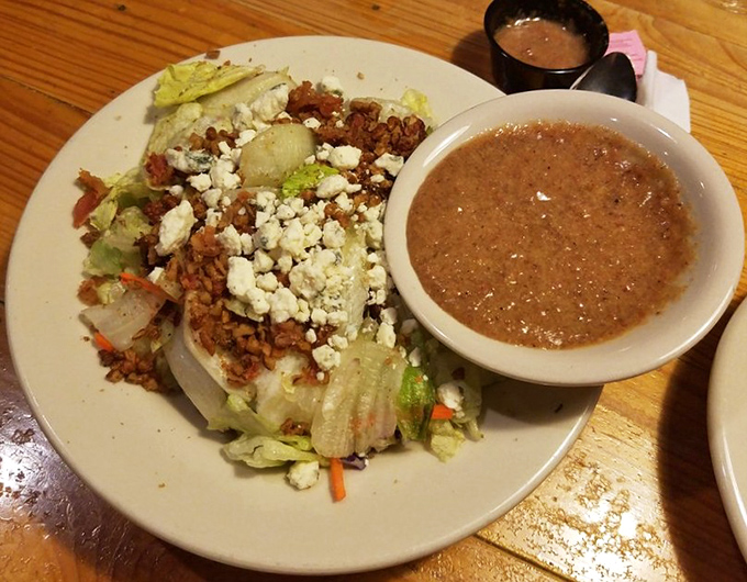 A smokehouse salad that answers the eternal question: "How do I eat something healthy while still feeling like I'm treating myself?"
