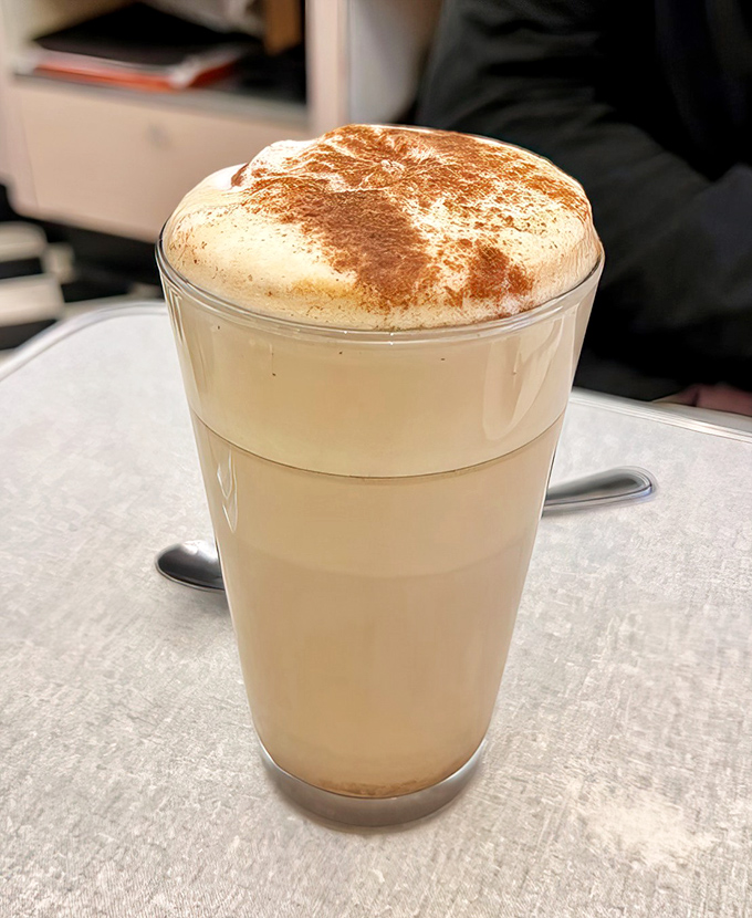 The Snickerdoodle Latte&mdash;where coffee meets dessert in perfect harmony. That foam is practically begging for an Instagram moment.