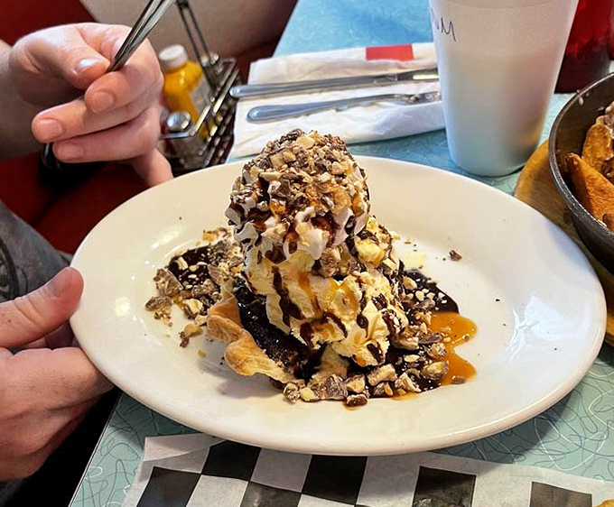 Their Snickers pie is what would happen if a candy bar went to culinary school and graduated with honors.