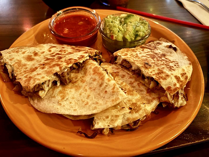 This quesadilla doesn't just have cheese pulls&mdash;it has cheese symphonies. The kind of melty perfection that makes you forget your table manners.