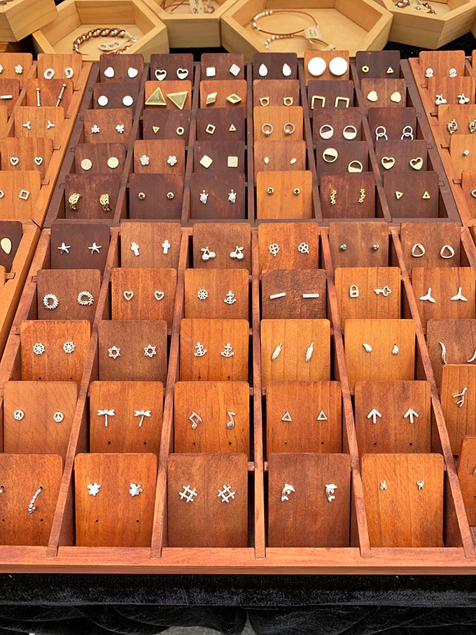 Tiny treasures with major impact. These sterling silver earrings prove that sometimes the smallest accessories make the biggest statement.