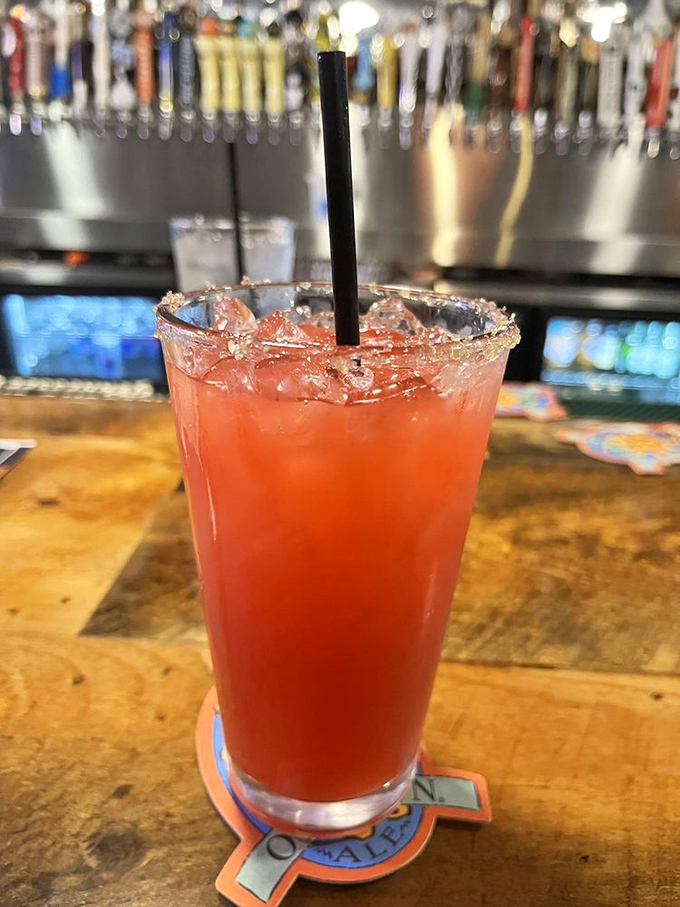 A strawberry margarita with a salt rim so perfect it deserves its own Instagram account&mdash;summer in a glass, Milwaukee style.