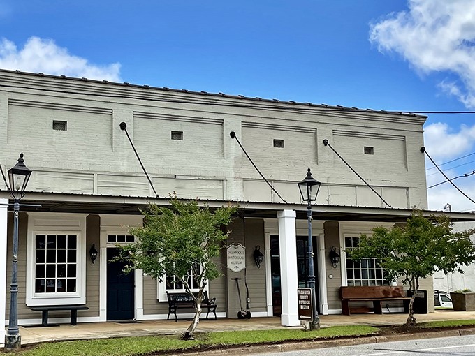 The Tallapoosa Historical Museum's classic storefront preserves Dadeville's past with small-town elegance. History here doesn't require velvet ropes or admission tickets.