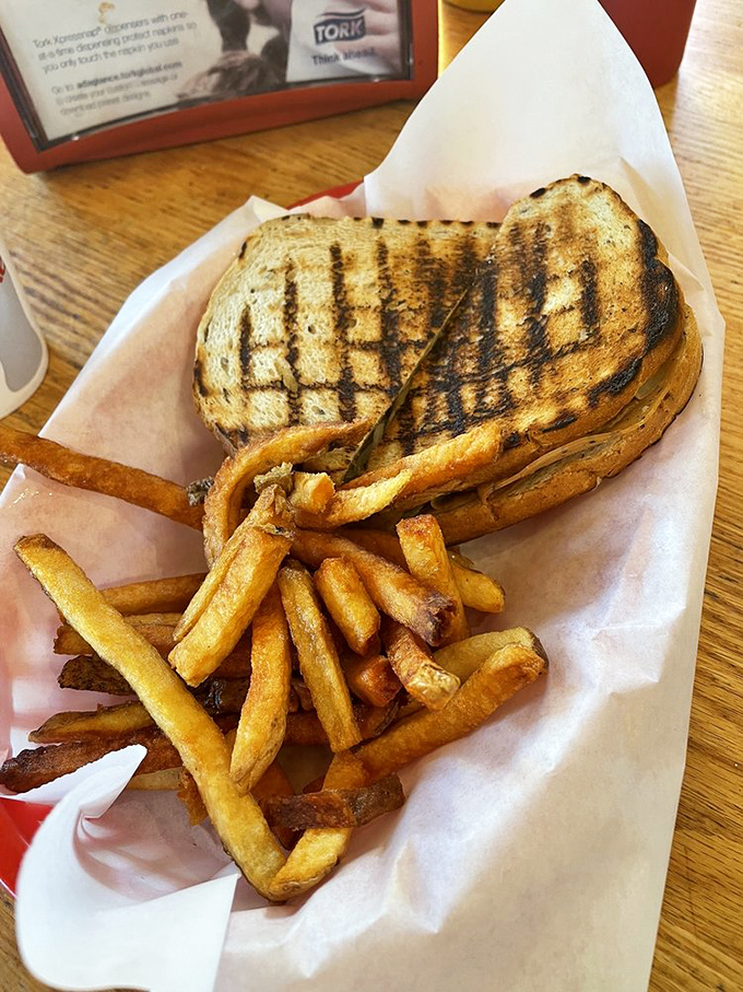Who says a hot dog joint can't cater to everyone? This grilled sandwich proves plant-based options don't have to be an afterthought.