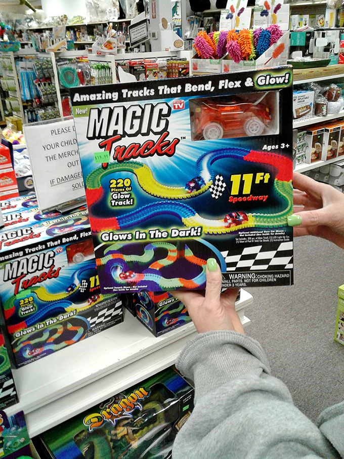 Magic Tracks – proof that even in the digital age, a glowing plastic racetrack can still captivate kids and separate parents from their money.