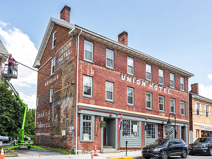 The Union Hotel's weathered brick facade tells stories that Hemingway would appreciate &ndash; authentic, unvarnished, and improved with age.