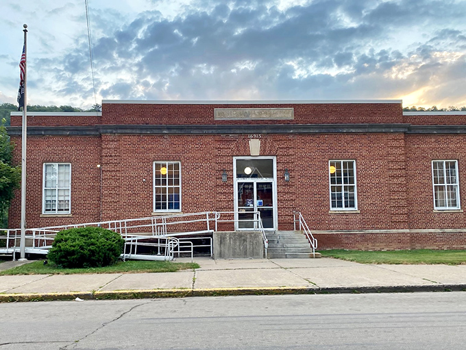 This unassuming brick building has delivered countless letters, packages, and probably a few love notes to Coudersport residents through rain, snow, and small-town gossip.